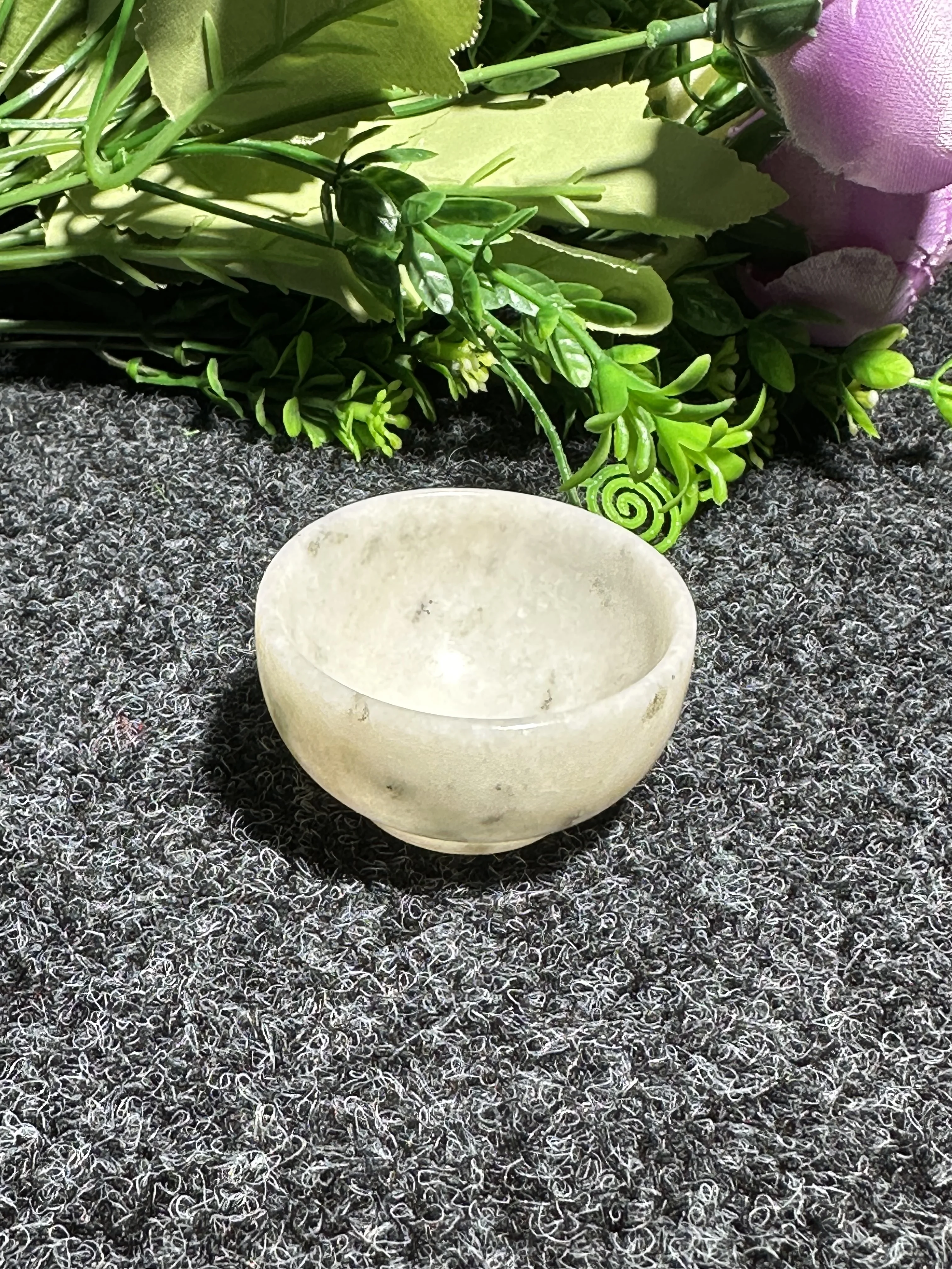 Natural Stone Crystal Small Bowl Aura Home Decoration Wineware ...