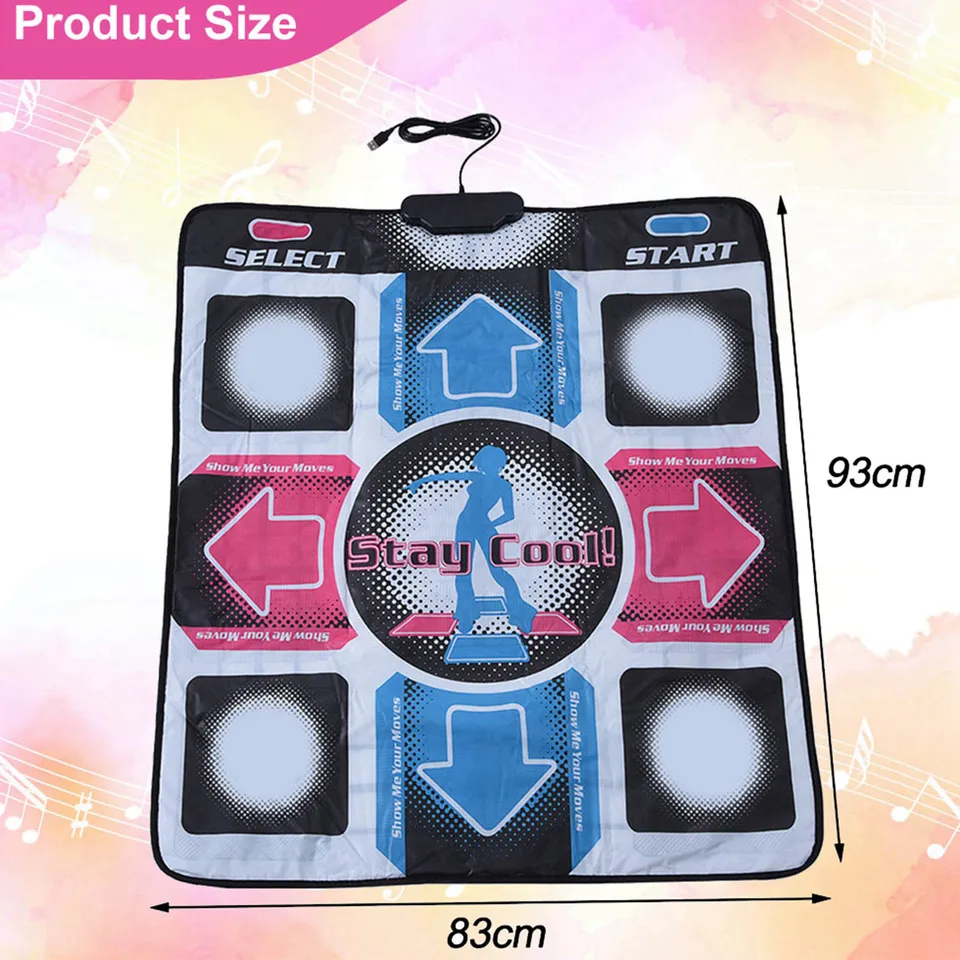 Ddr Pad Dance Pad, Dancing Mat For Dance Dance Revolution (DDR) Non ...