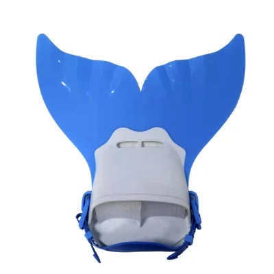 7-15 Years Boys Girls Swim Fins One Piece Children’s Mermaid Diving ...