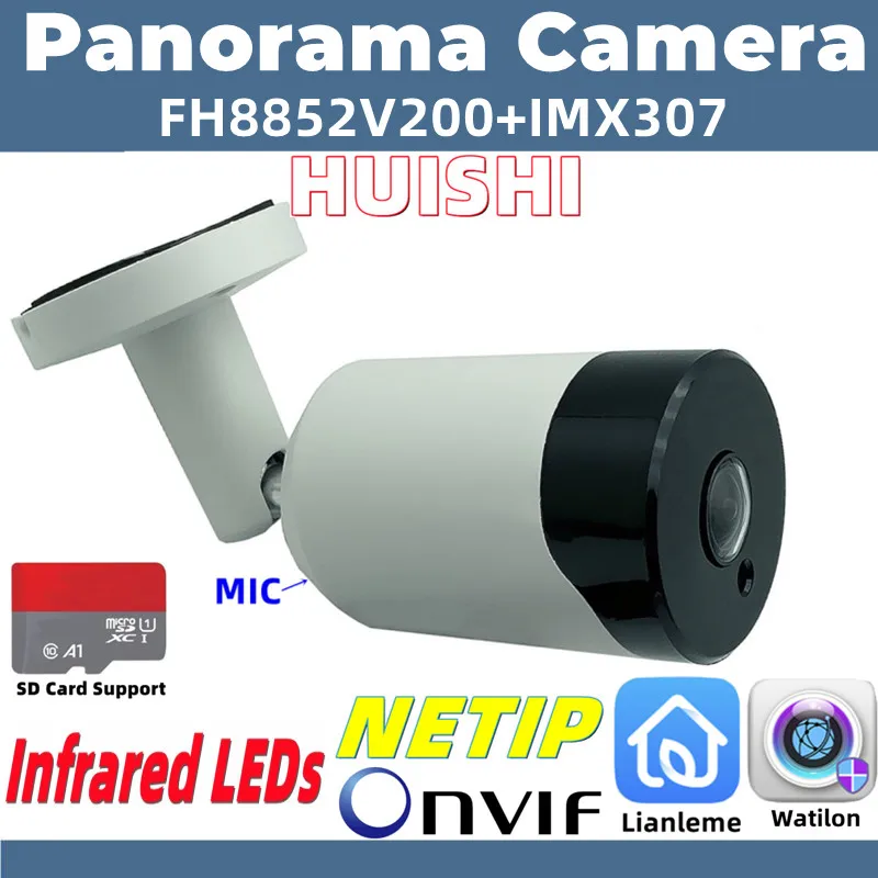 IMX307-FH8852V200-3MP-Infrared-Light-H-265-Panorama-IP-Metal-Bullet ...