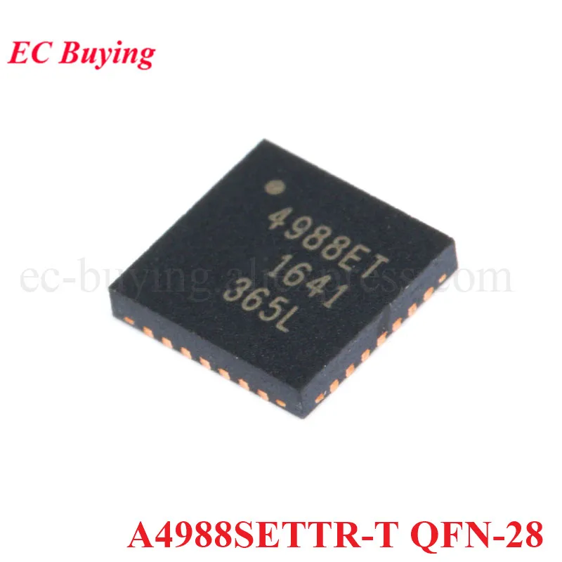 5pcs/1pc A4988SETTR-T QFN-28 A4988SETTR A4988SE 4988ET A4988 QFN28 ...