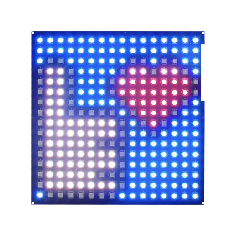 20X20CM 16x16 Pixel Diy Animated Expression Screen, Led Full-Color ...