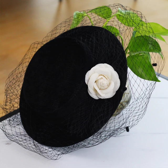 Black Funeral Hats For Women