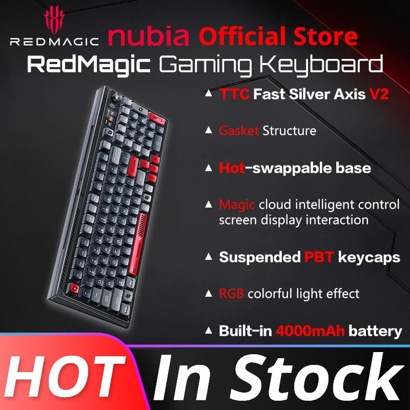 Nubia Redmagic Mechanical Keyboard REDMAGIC 3 Mode Mechanice Keyboard ...