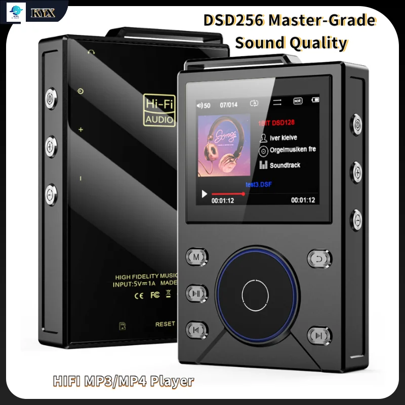 New 3000mah Hi-Fi Digital Audio MP3 Player DSD256 Lossless Music ...