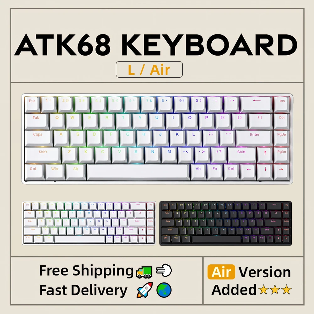 VGN-ATK-ATK68-Magnetic-Switch-Gaming-Mechanical-Keyboard-68-key-Compact ...