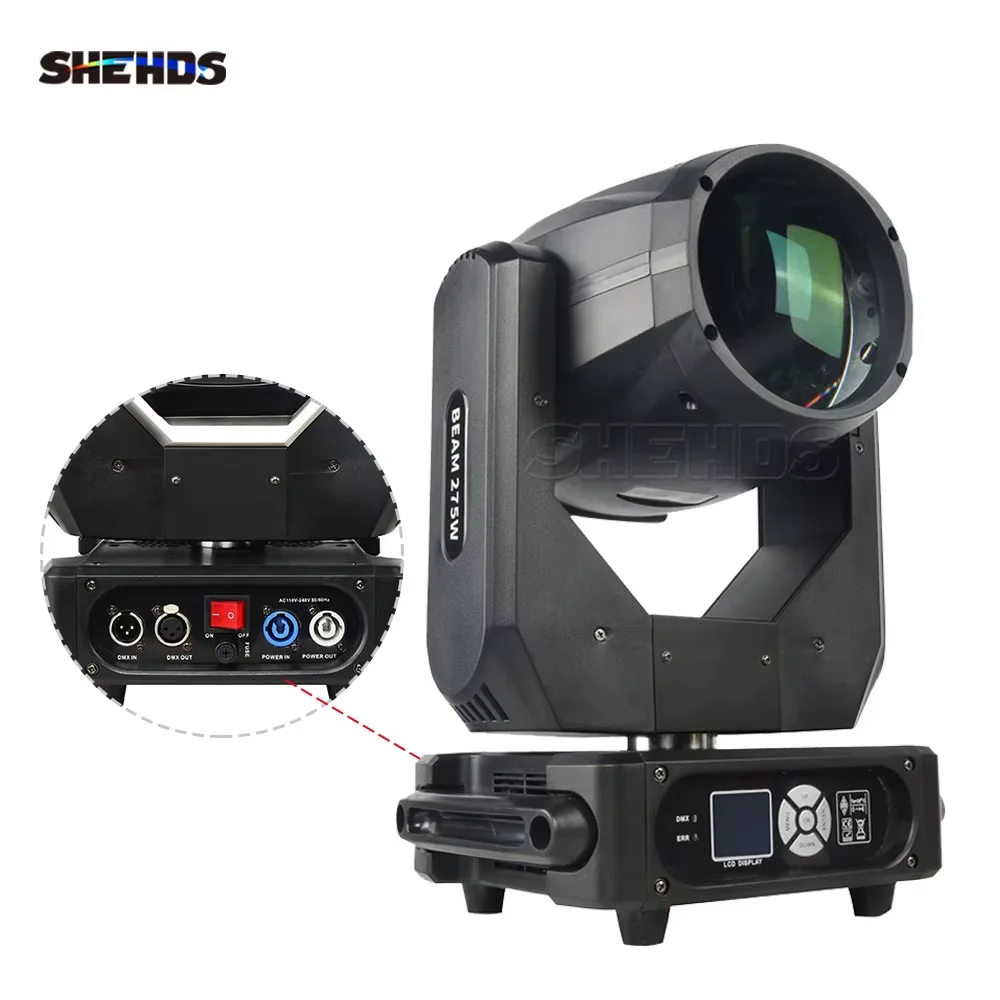 SHEHDS Beam 275W Moving Head Light Bulb Double Prism DMX512 For Night ...