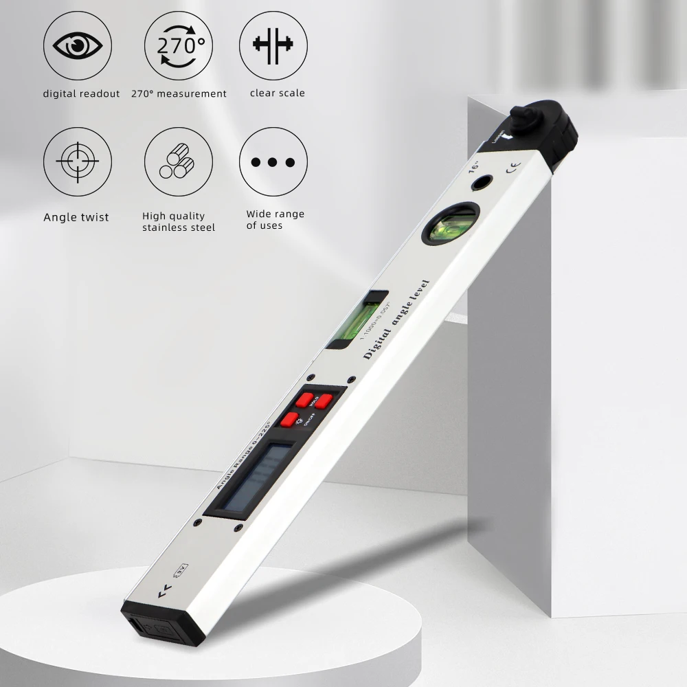 0-225-Digital-Protractor-Spirit-Level-LCD-Display-Electric-Level-Angle ...