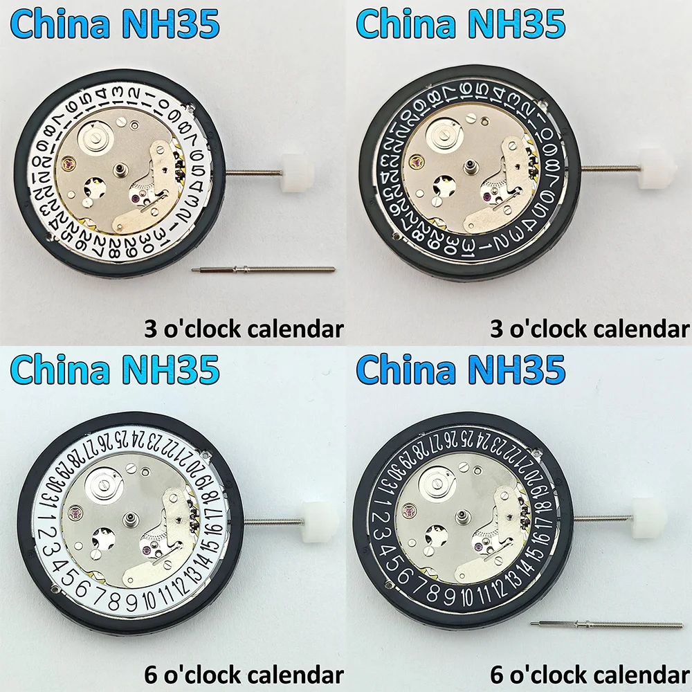 5 Styles China NH35 Movement Can Replace The Japan NH35 Movement Date ...