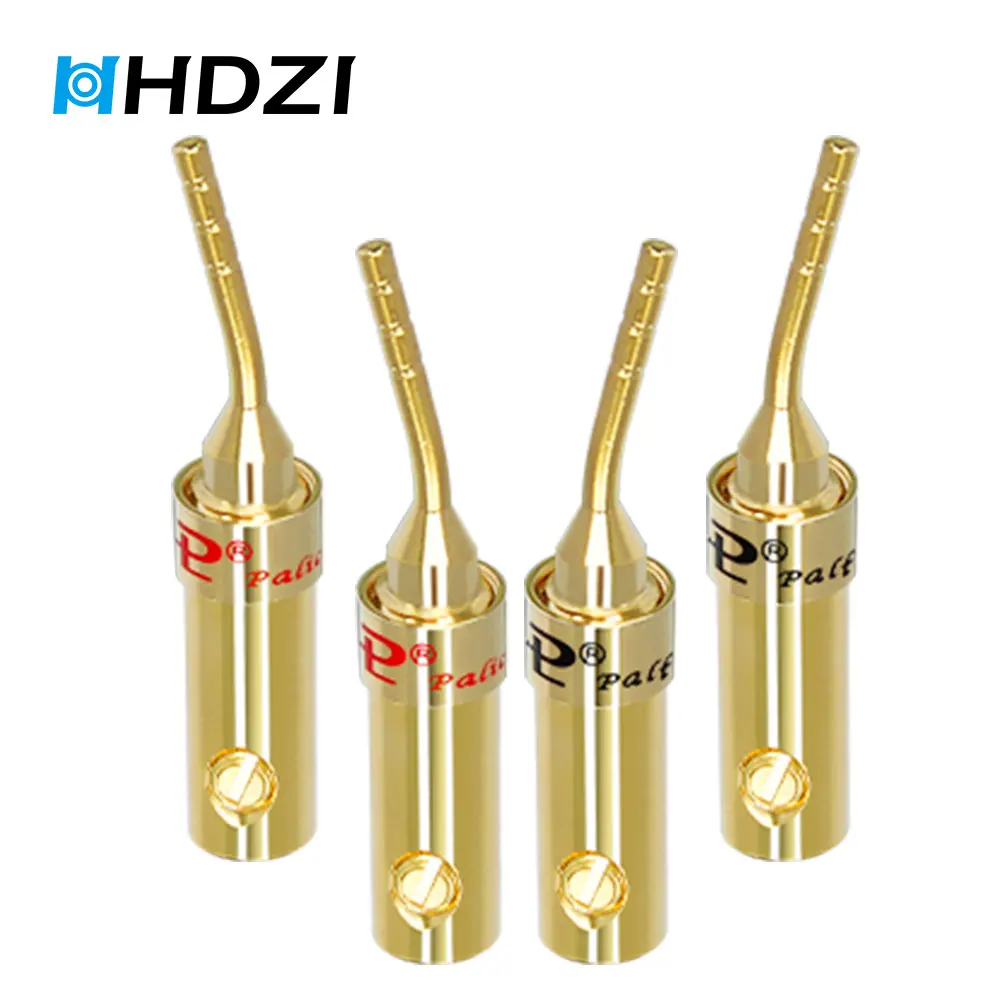 HHDZI-Banana-Plug-4mm-Copper-Gold-Plated-Pailiccs-Banana-Plugs-for ...