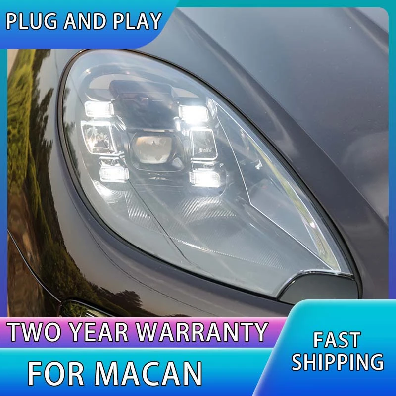 Car Style Headlights For Porsche Macan Headlight 2014-2017 Porsche ...