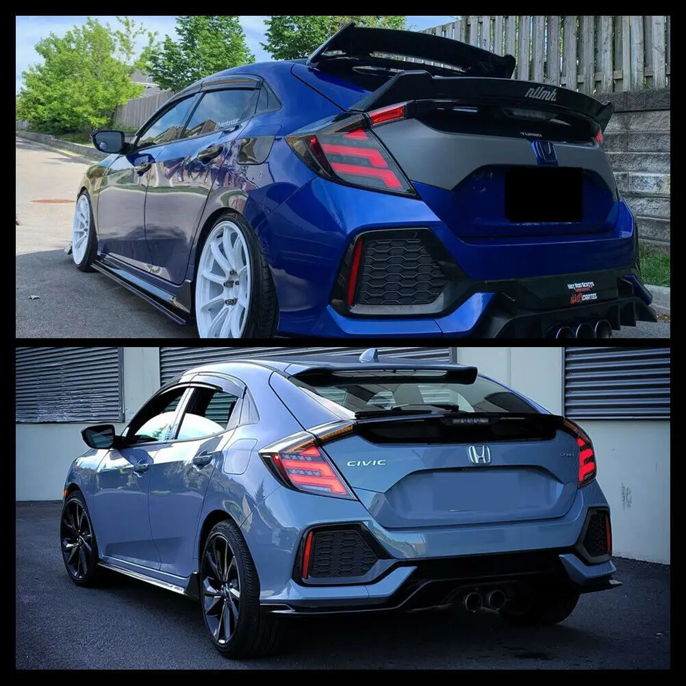 Car Led Tail Lights for HONDA CIVIC HATCHBACK FK7 FK8 TYPE-R 2016-2020 ...