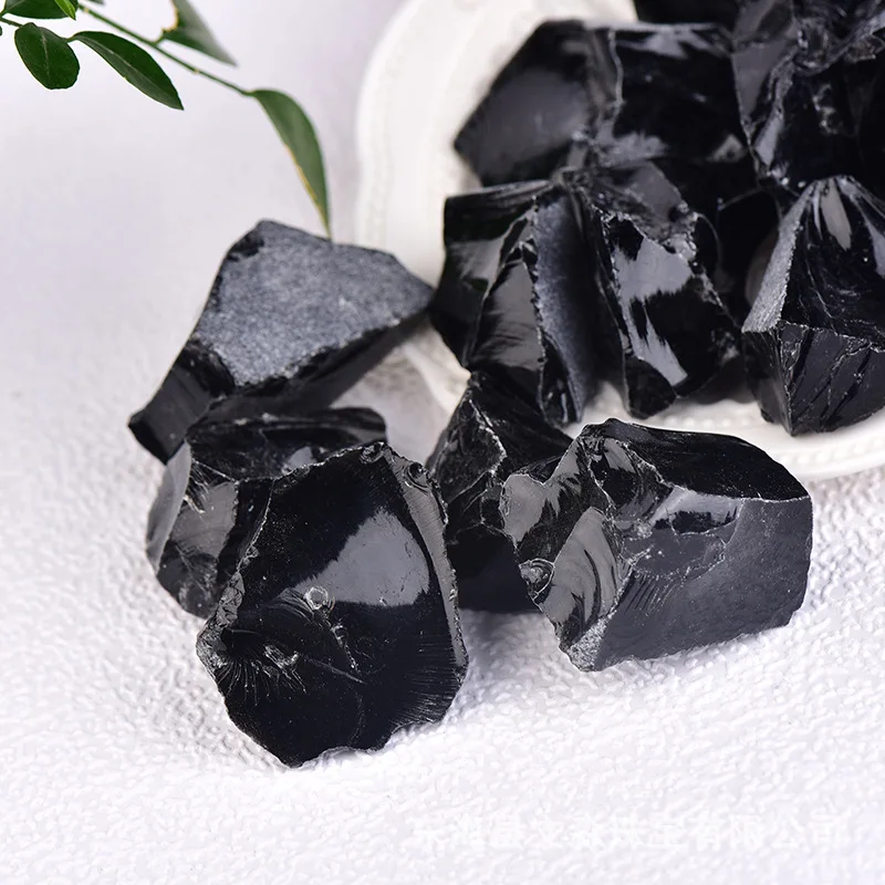 Quartz Stone Black Obsidian Quartz Obsidian Stone Ball Threns Black ...