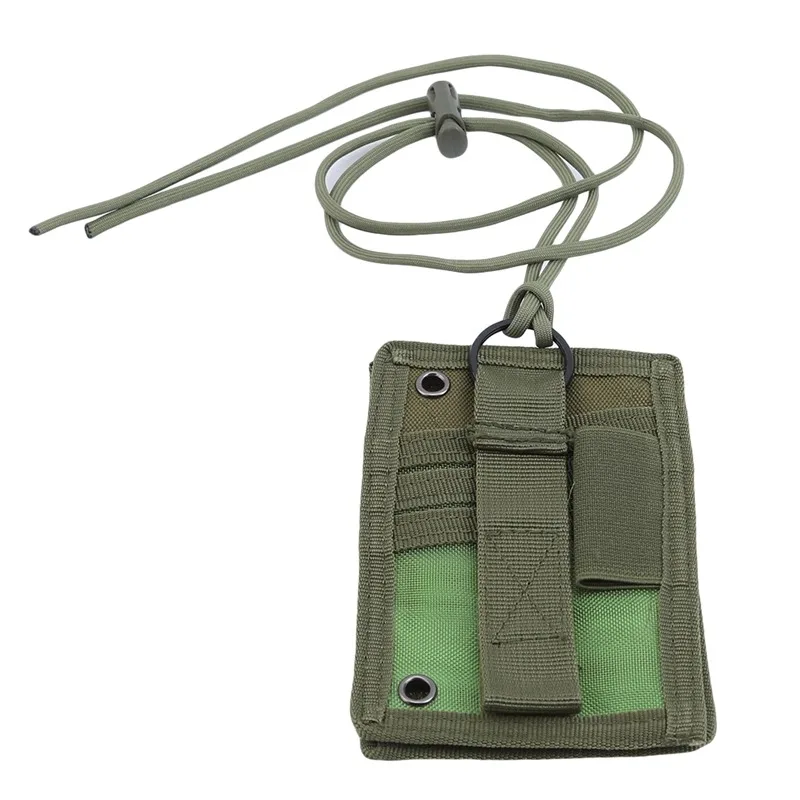 Nylon Waterproof Card Holder Tactical Pouch Certificates documents ID ...