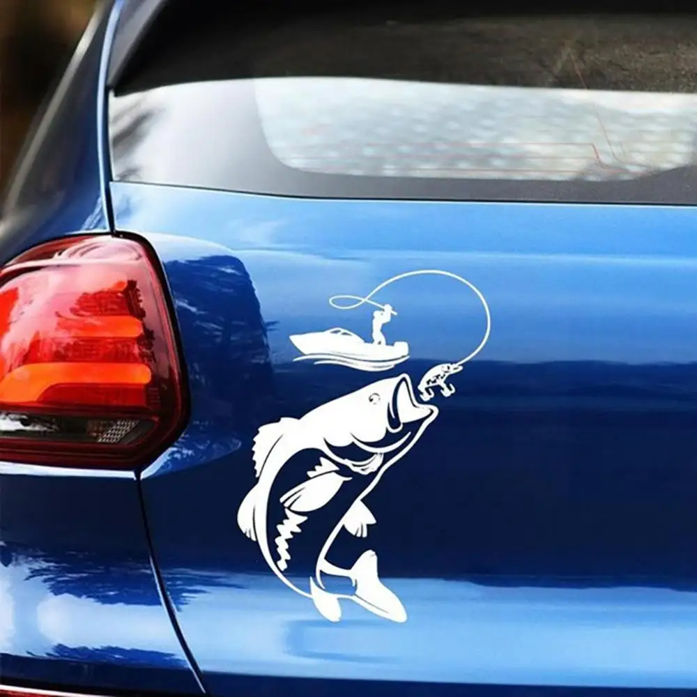Fishing-Fisherman-Fish-Boat-Reflective-Car-Styling-Vehicle-Decals ...