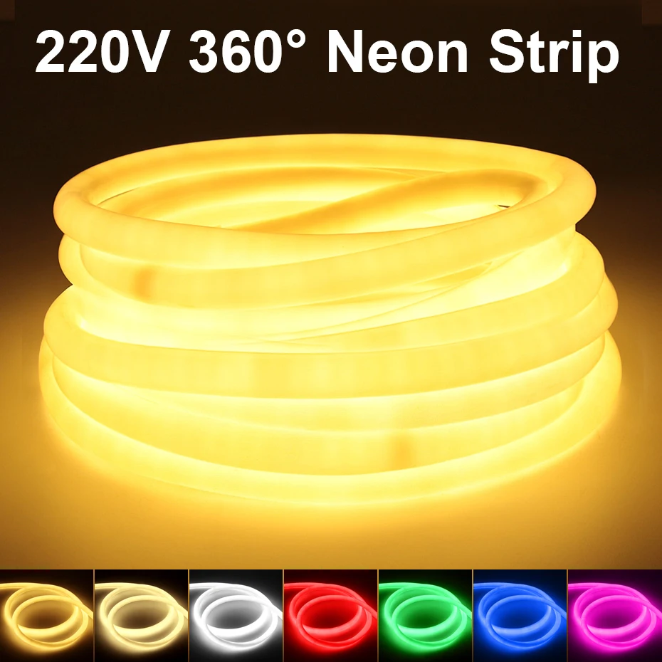 Waterproof-360-Round-Led-Neon-Light-15m-30m-50m-100m-Soft-Flexible-Led ...