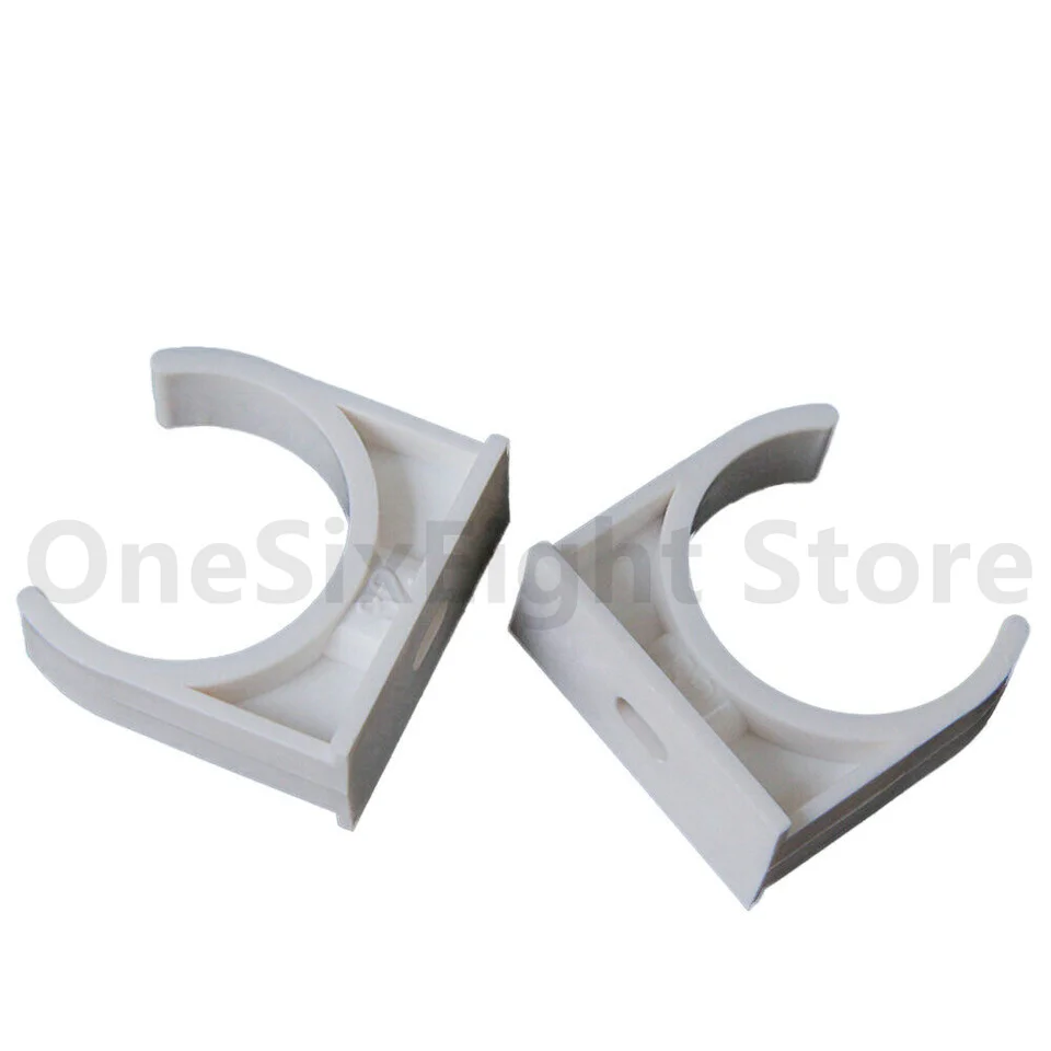 Plastic Pipe Clips 10-Pack 1 Inch PVC Pipe Straps - U-Shape Plastic ...