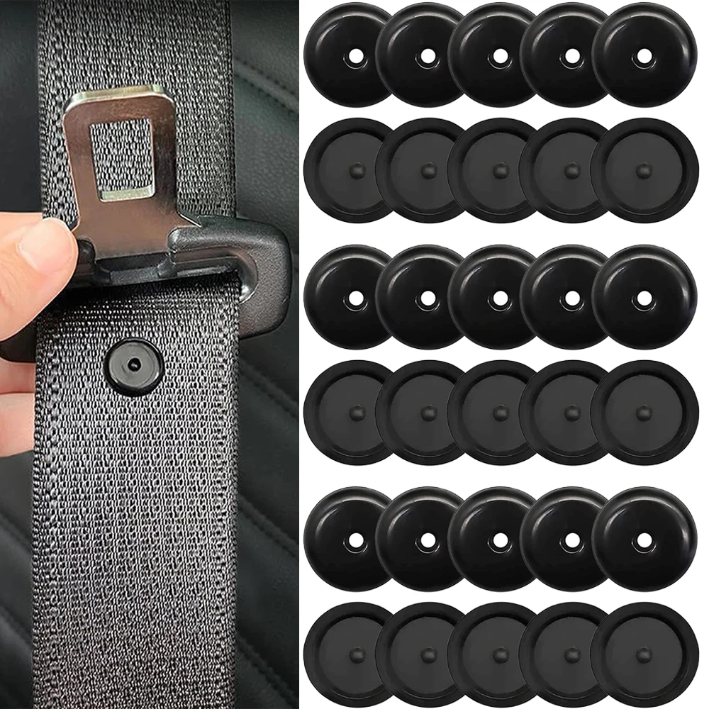 10-PCS-Car-Seatbelt-Buckle-Car-Seat-Belt-Stop-Button-Clips-Seatbelt ...