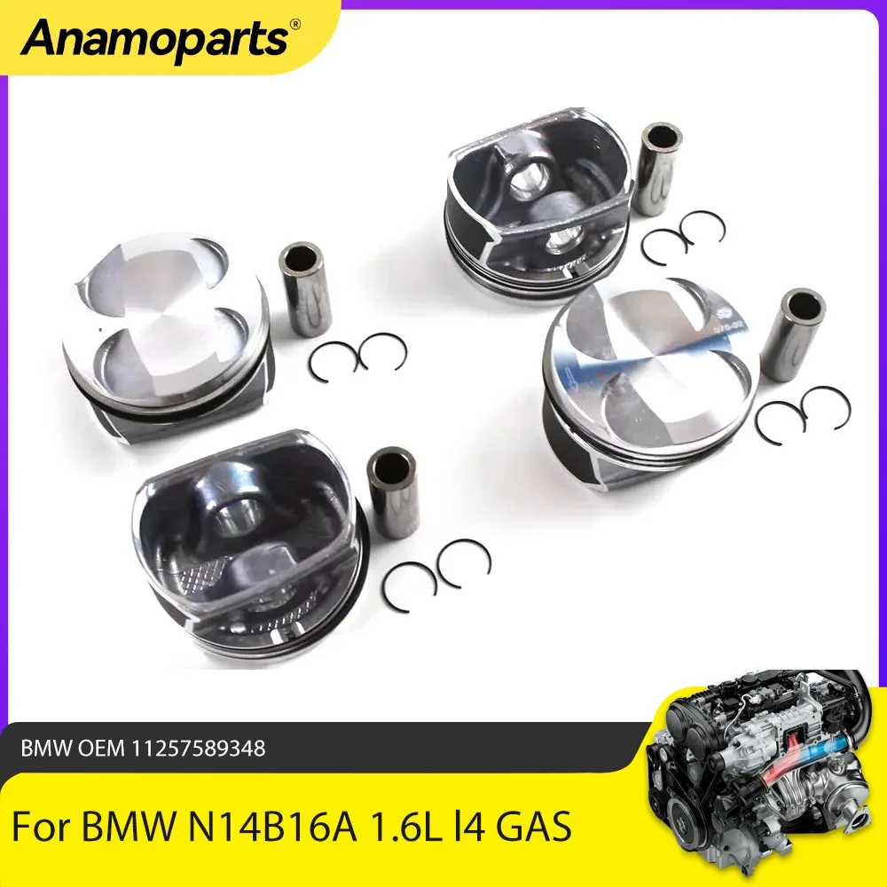 Engine Parts Pistons With Rings Set Fit 1.6 L N14 For BMW Mini Cooper S ...