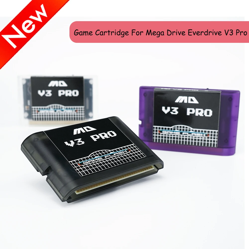 Cartucho-de-Jogo-Mega-Drive-Everdrive-V3-Pro-Cart-o-MD-Flash-SEGA ...