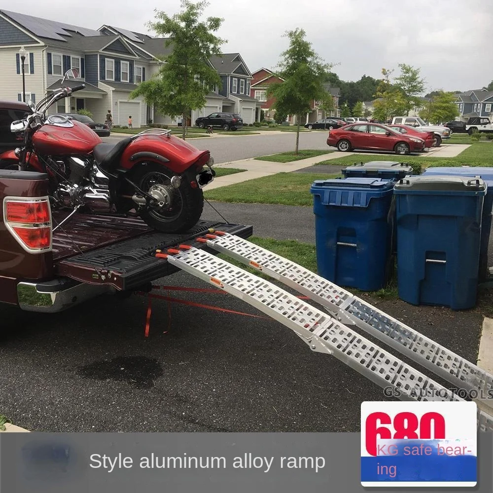 1-piece-Aluminum-Car-Ladder-ATV-Pickup-Truck-Ladder-Portable-Ramp-750 ...