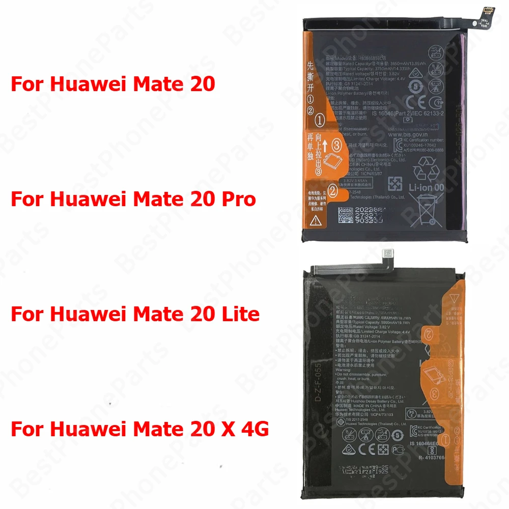 Batterie pour Huawei Mate 20 X Lite Mate20 Pro HB 436486 ECW HB 386589 ...