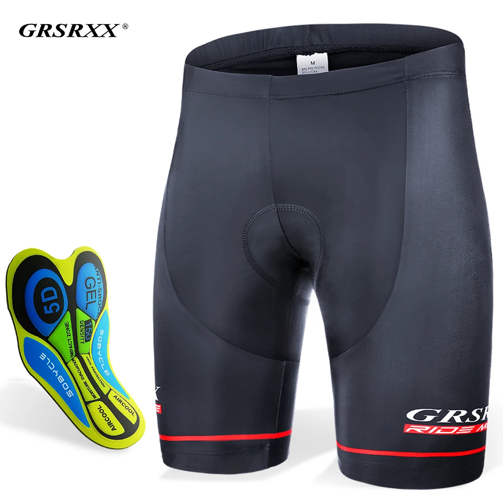 GRSRXX-Short-de-v-lo-d-t-pour-hommes-vtt-antichoc-5D-Gel-Pad-collants ...