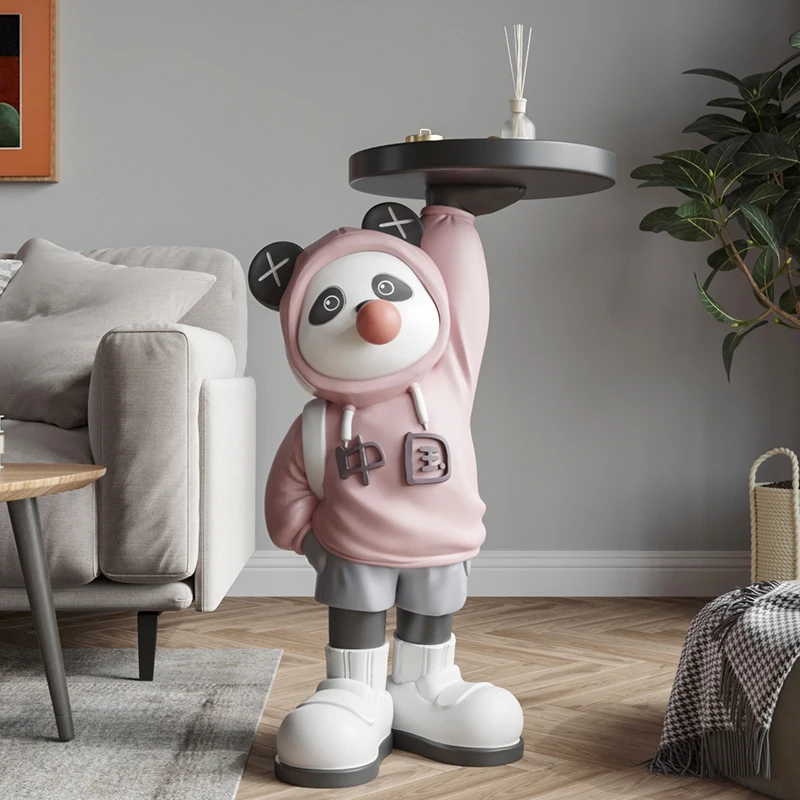 Creative-Panda-Living-Room-Sofa-beside-TV-Large-Floor-Ornaments-Home ...