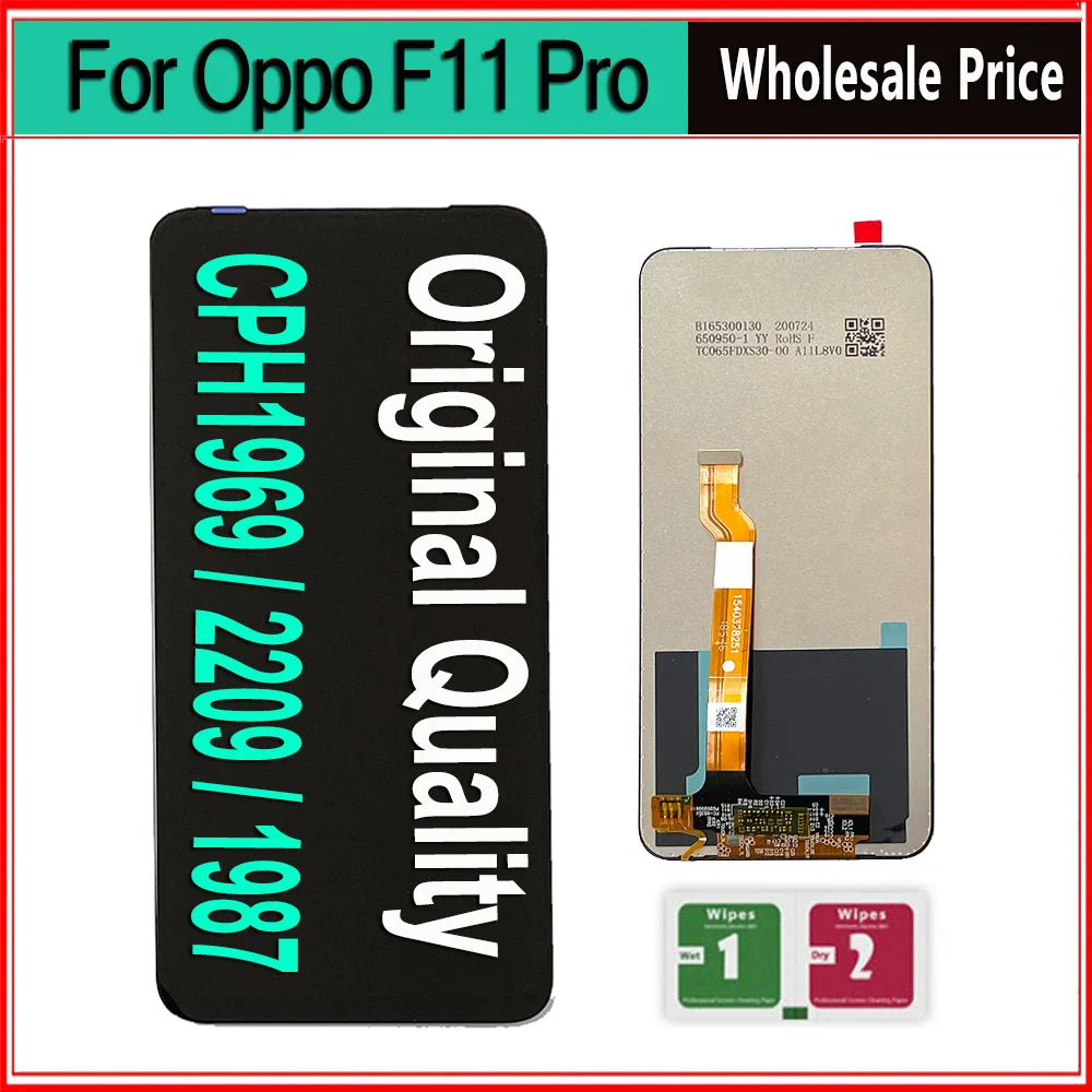 Pantalla LCD para Oppo F11 Pro, montaje de digitalizador de Panel táctil para Oppo F11 Pro ...