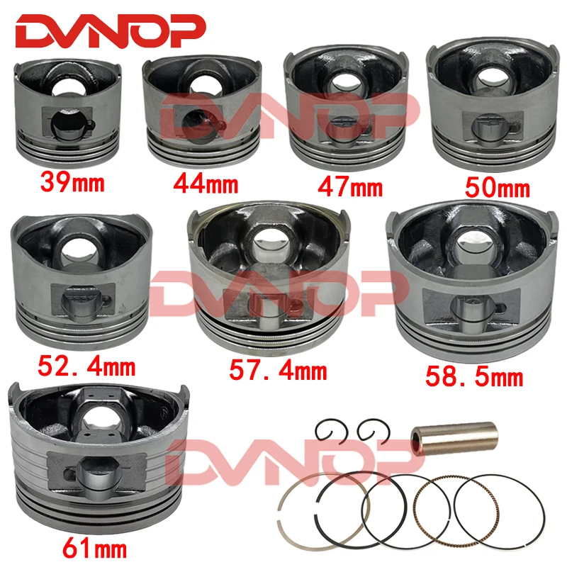 GY6 50 60 80 100 125CC 150CC 175CC 180CC 39mm 44mm 47mm 52.4mm 57.4mm ...