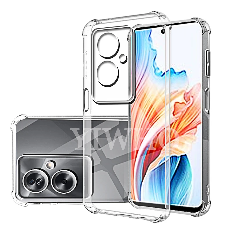 Transparent Phone Case for Oppo A79 5G A59 A98 A78 A58 A38 A18 4G Back ...