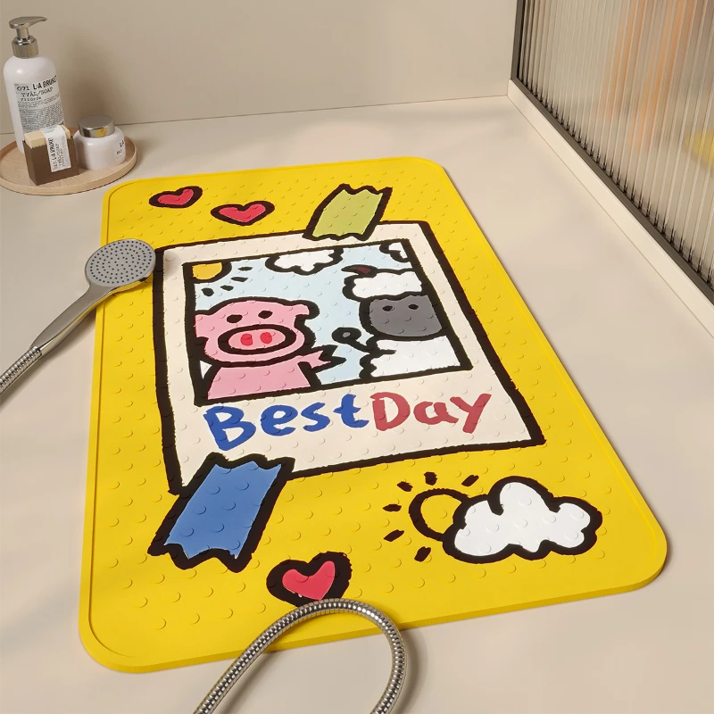 PVC-Cartoon-Bathroom-Non-Slip-Mat-Toilet-Household-Bathroom-Attachment ...