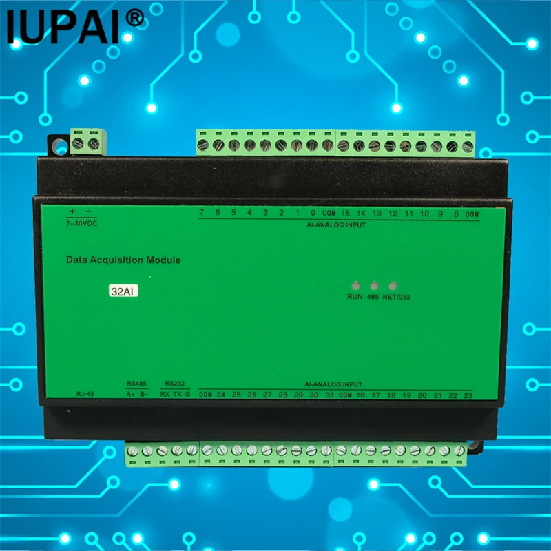 32AI-Analog-4-20mA-0-10V-ADC-Acquisition-Ethernet-IO-Module-Modbus-TCP ...