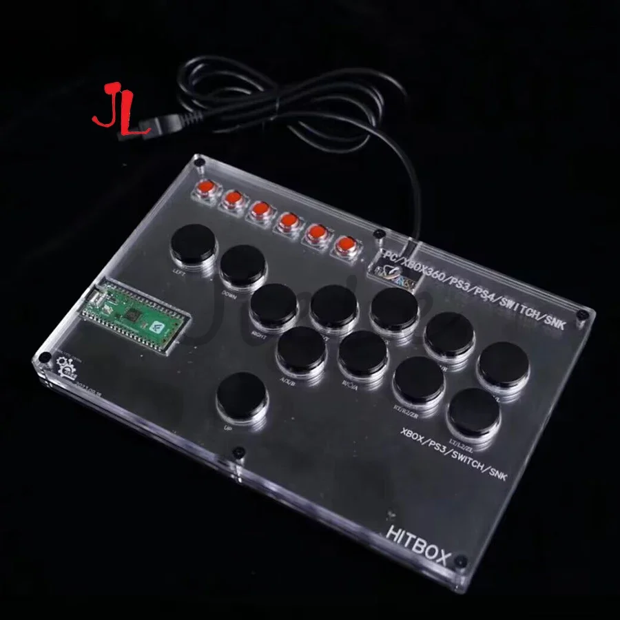Ultra-Dunne-Usb-Hitbox-Arcade-Joystick-Fight-Stick-Game-Controller-Voor ...