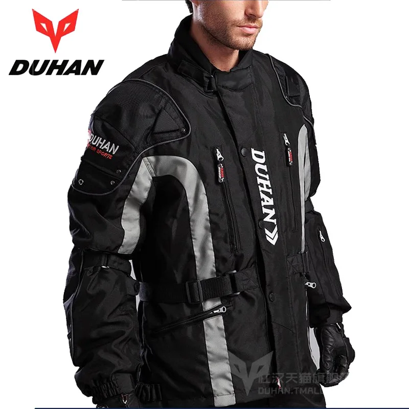 DUHAN 남성용 따뜻한 기사 보호 오토바이 재킷, 모토크로스 오토바이 재킷, 600D 옥스포드 코튼 이너 모토 몽 차케타 ...