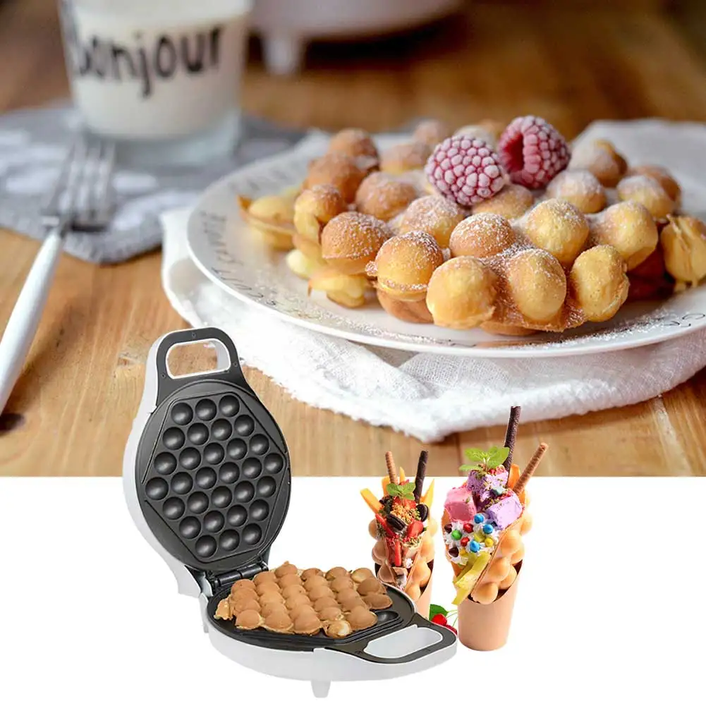 Household-Egg-Waffle-Maker-Egg-Bubble-Machine-Portable-Double-sided ...