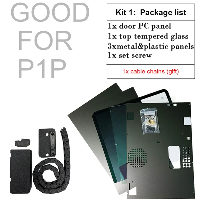 For Bambulab P1P Enclosure plate High Temperature Resistant PC Panels ...