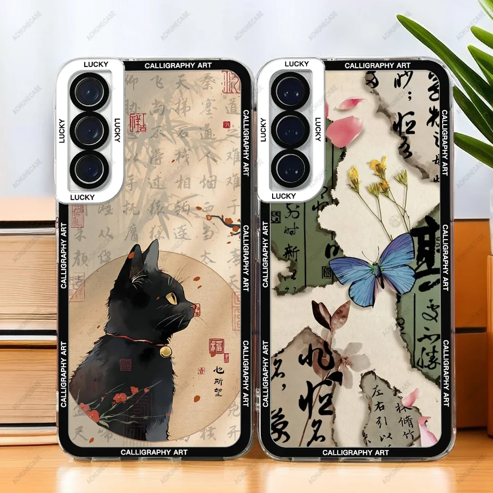 Calligraphy-Phone-Case-For-Samsung-Galaxy-A12-A13-A14-A21S-A22-A24-A50 ...