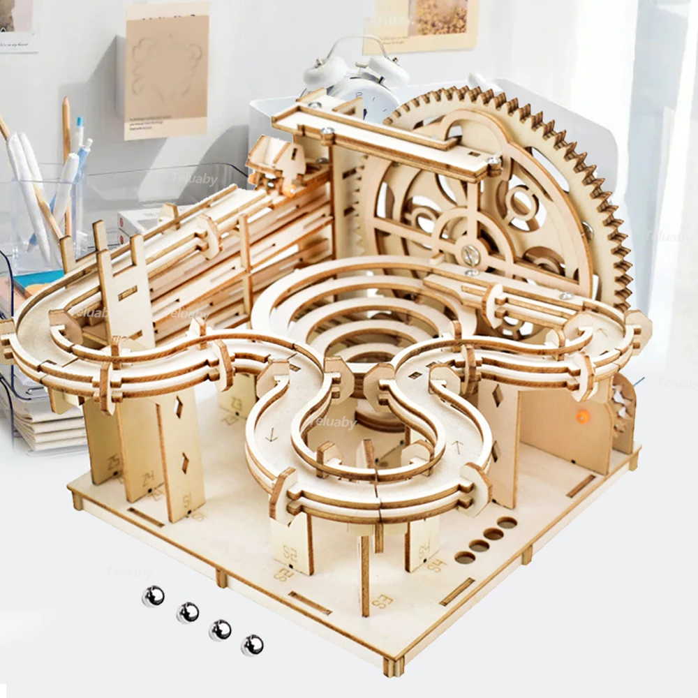 3D-Wooden-Puzzle-DIY-Mechanical-Manual-Model-Building-Kits-Assemble ...