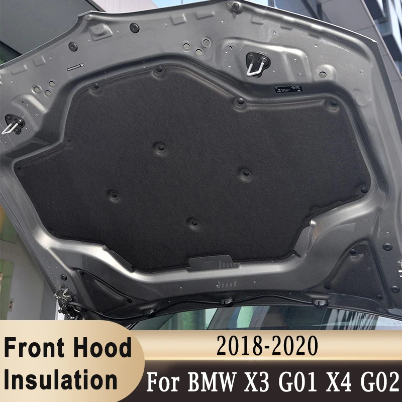 For-BMW-X3-X4-G01-G02-2018-2020-Front-Hood-Engine-Insulation-Pad ...