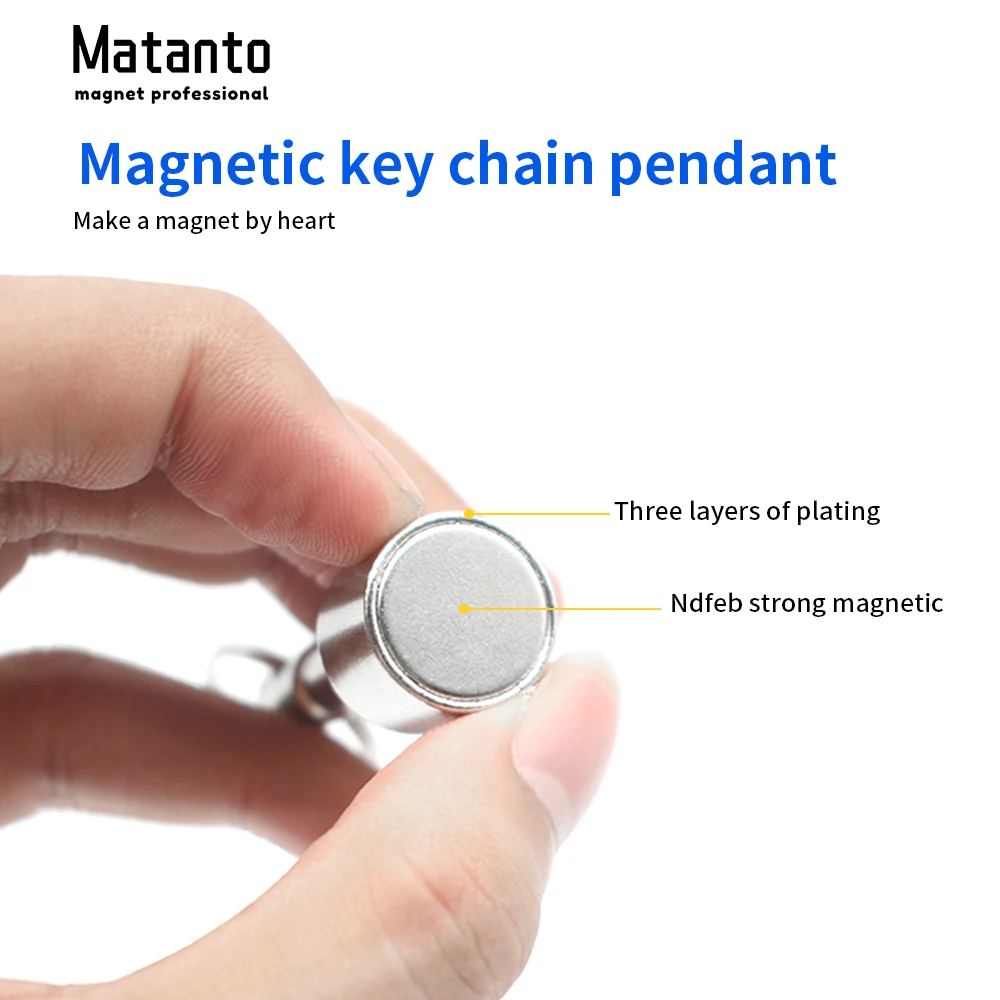 Neodymium-Magnet-Keychain-Magnetic-Weight-Pendant-Strong-Magnetic ...