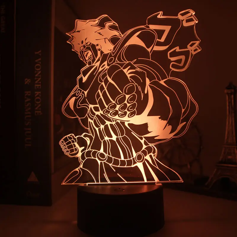 Jojos Star Platinum | Star Platinum Lamp | Led Star Platinum | Jojo 3d ...