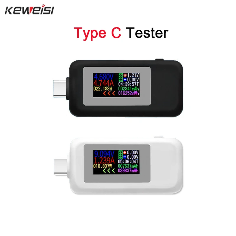 Type-c Usb Tester Current 4-30v Usb-c Voltage Current Tester Timing ...