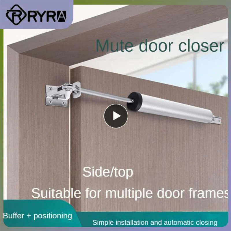 Simple Pneumatic Door Closer Automatic Door Soft Close 100 Degrees ...
