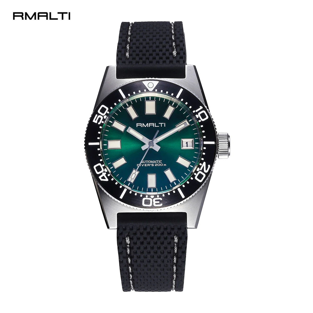 Rmalti 62mas 38.5mm Diver Men's Watch Sunburst K1glass Nh35 Automatic ...