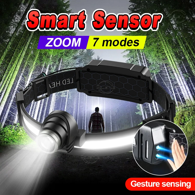 Super-Powerful-Sensor-Headlamp-High-Power-LED-Rechargeable-USB-Head ...