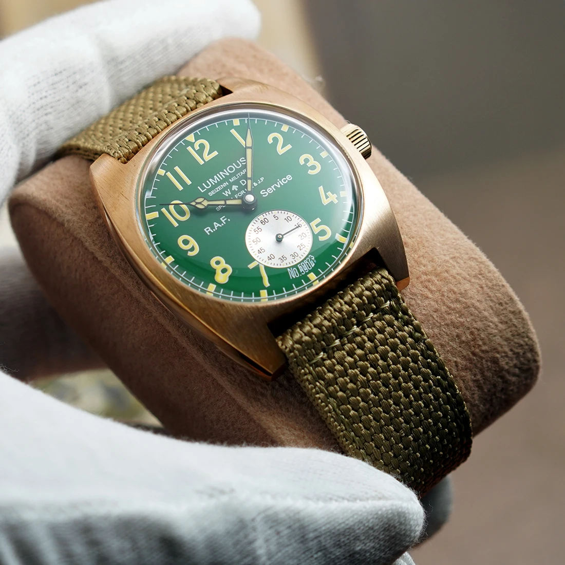 NEW Seizenn W10 Field Watch Retro Arrow Pilot Watch Men Mechanical ...