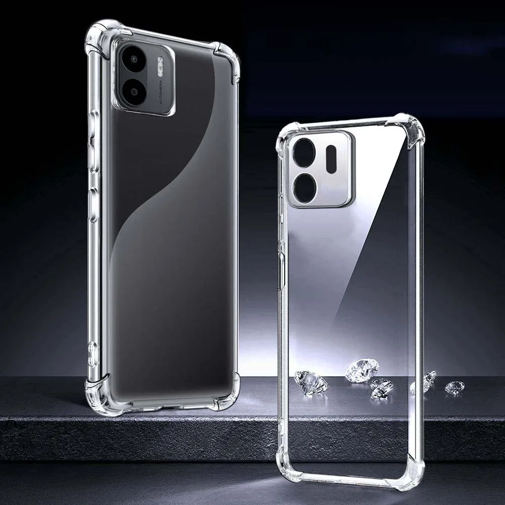Shockproof Clear Soft Case For Xiaomi Redmi A1 A2 Silicone Back Cover ...