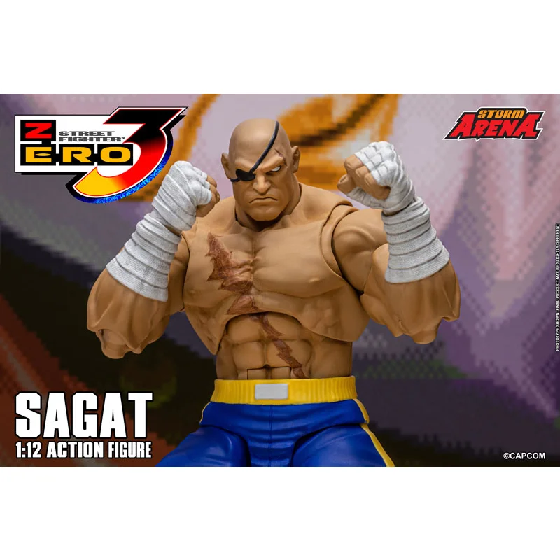 Juguetes originales de tormenta ST Sagat Street Fighter Alpha 3 escala ...