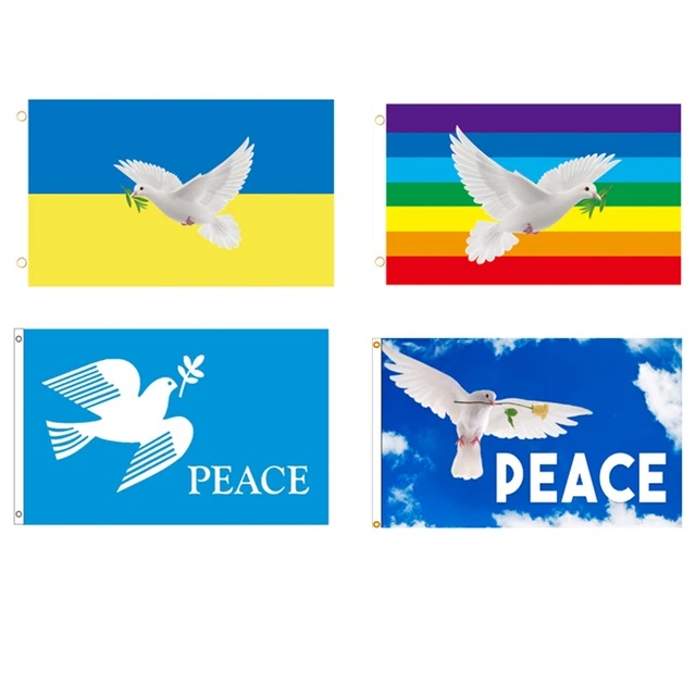 Peace Flag With Dove